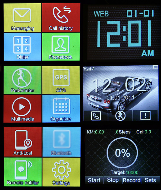 Otium Gear Neo Bluetooth Smart Watch Phone With GPS with Touch Screen