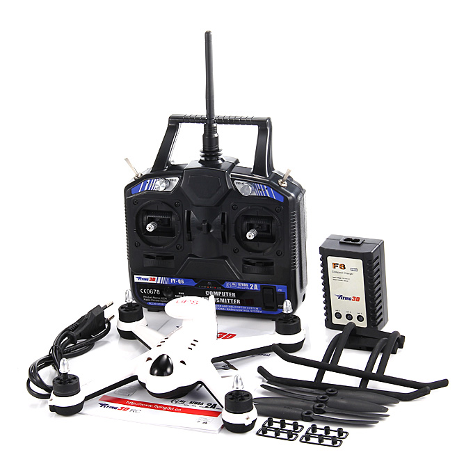 Flying3D X6 6 Axis 6 Channels Quadcopter 2.4GHz RC Aircraft FPV Drone ...