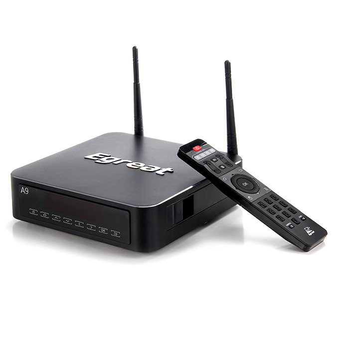 Egreat A9 Android 4K Media Player 2G RAM 7.1ch Passthrough SATA USB