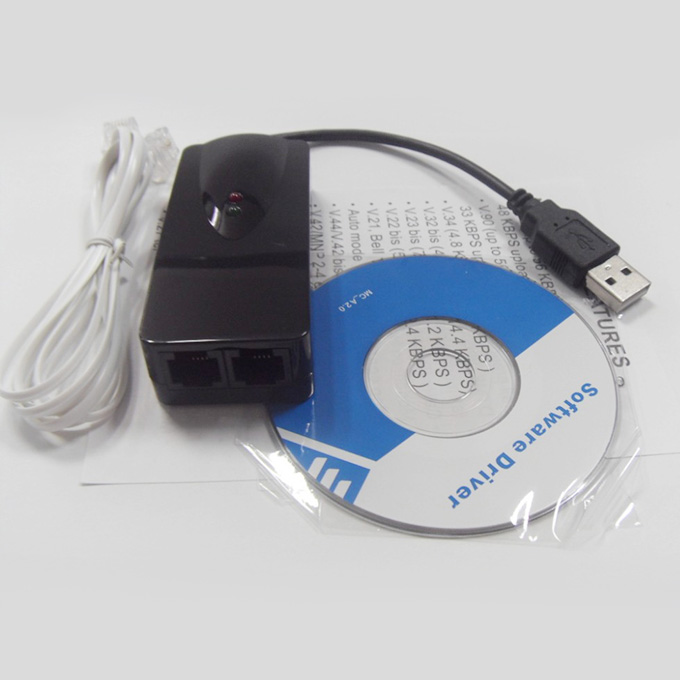 New USB Dual Port Fax Calls Cat / FAX MODEM 56K EAST FAX Support WIN7