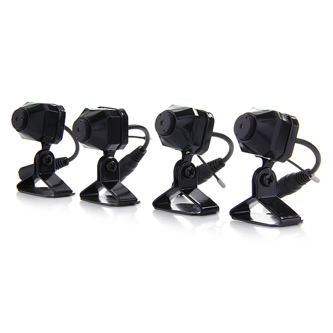 2.4GHz 4-CH Wireless Fish-eye CCTV Security Camera Surveillance Kit