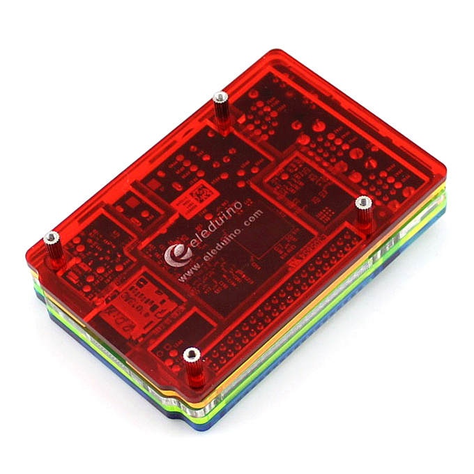 Raspberry Pi 2 Model B Development Board with Rainbow Case