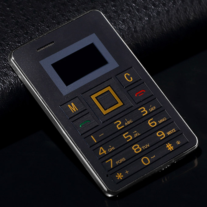 AEKU K5 1.0 inch MTK Single Core Mini Pocket Card Cell Phones