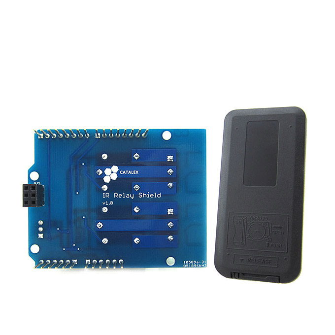 5V 2-Channel IR Relay Shield Expansion Board for Arduino