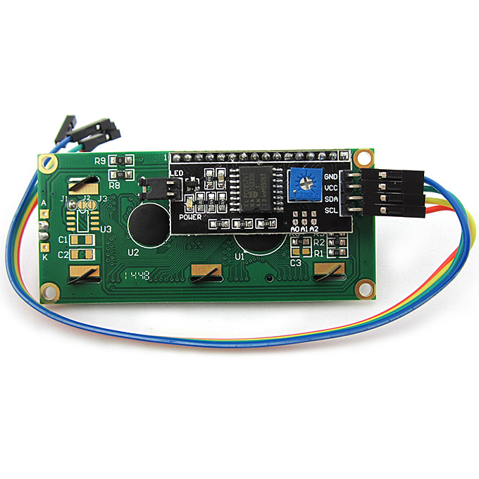 I2C / IIC LCD 1602 ARM Yellow-Green Display Module for Arduino ...