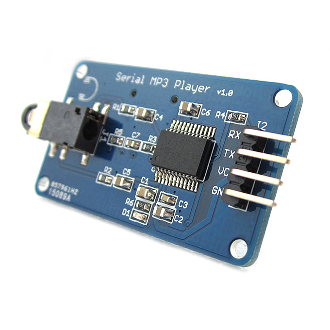 Arduino UART Control 9600bps Serial MP3 Reproductor de música Módulo ...