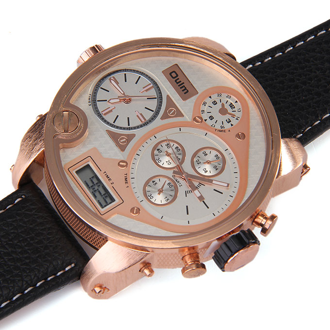 Oulm 9316B Fashion Men Sports Wristwatches