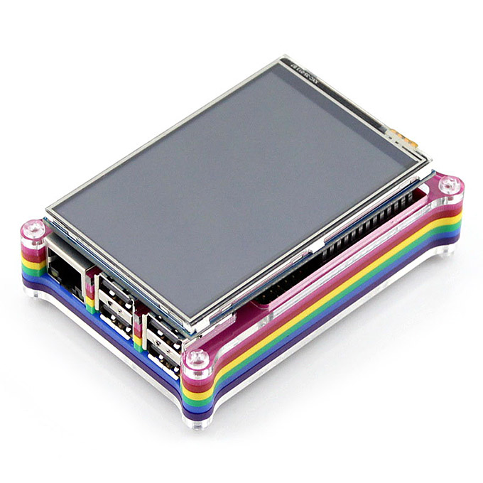Multi Color Rainbow Case B For Raspberry Pi 2 Model B