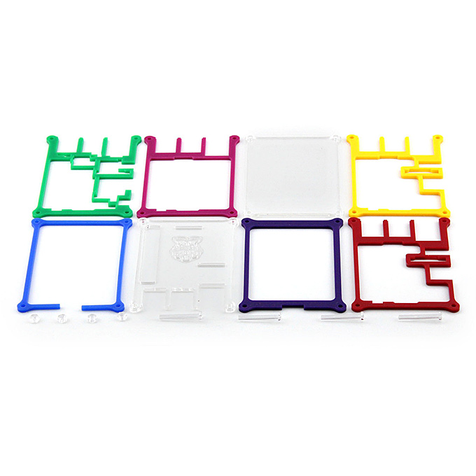 Multi Color Rainbow Case B For Raspberry Pi 2 Model B