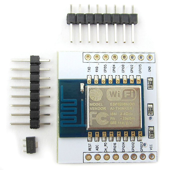 Arduino ESP8266 (ESP-12) โมดูลไร้สายแบบอนุกรมไร้สาย