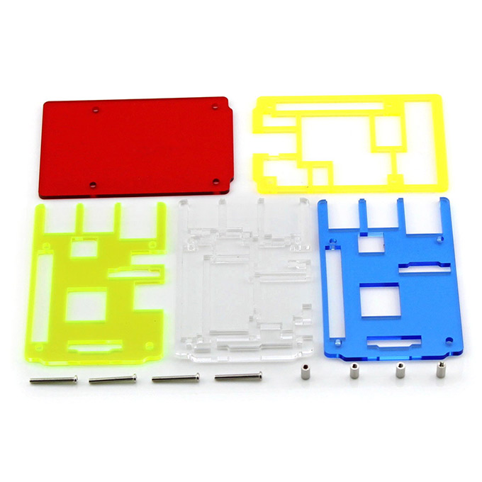 Raspberry Pi 2 Model B Multi Color Rainbow Case