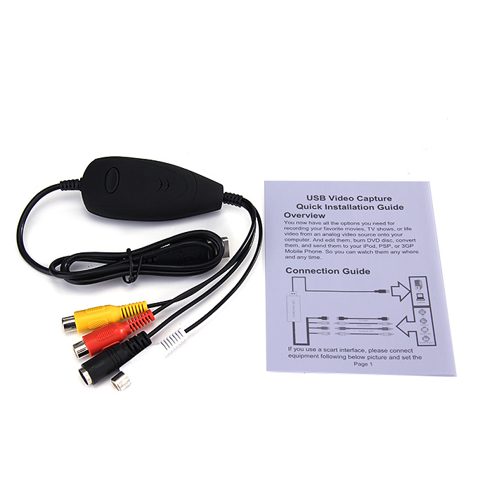 Ezcap USB 2.0 172G Video Capture for Windows - White