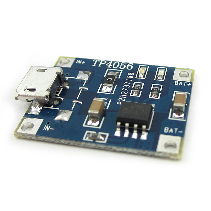 TP4056 1A 3.7V Lipo Battery Charging Board Charger Module DIY Micro USB ...