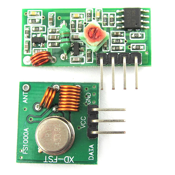 MX-05V 433MHZ RF Wireless Receiver Module MX-FS-03V Transmitter Module
