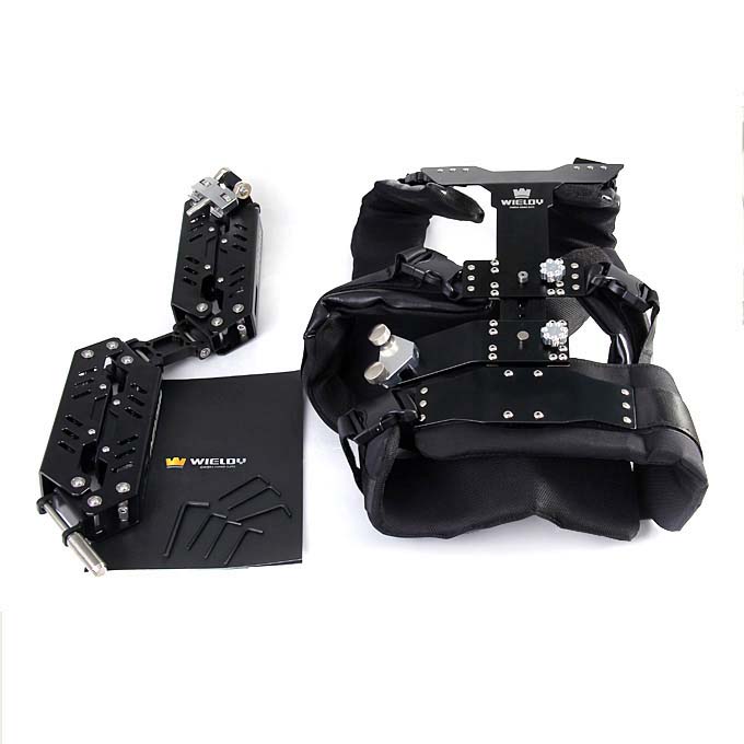 Wieldy HD-3600 Steadicam Triangle Double Damping Arms with Vest