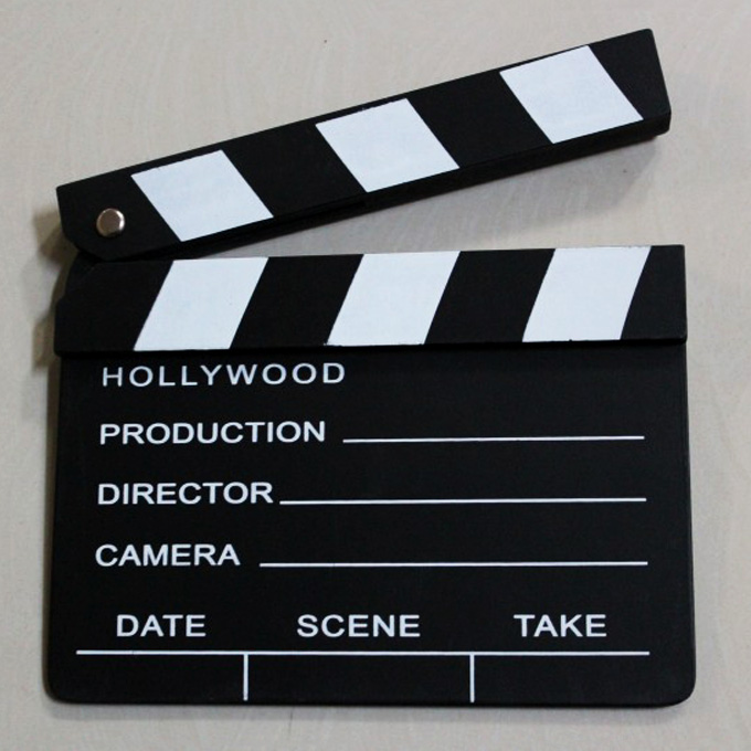 Hollywood Wooden Clapper Board Small Size