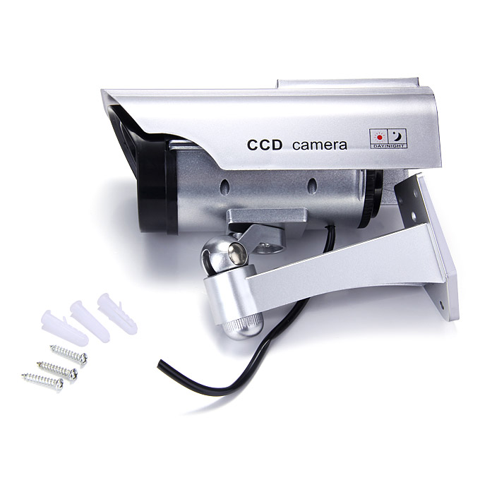 Dummy Solar & Batteries Powered CCD Security Cameras