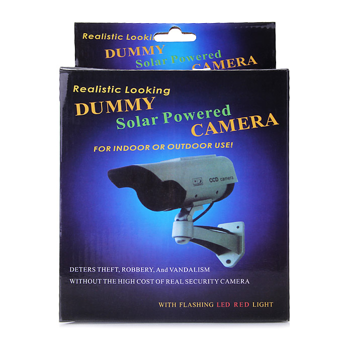 Dummy Solar & Batteries Powered CCD Security Cameras