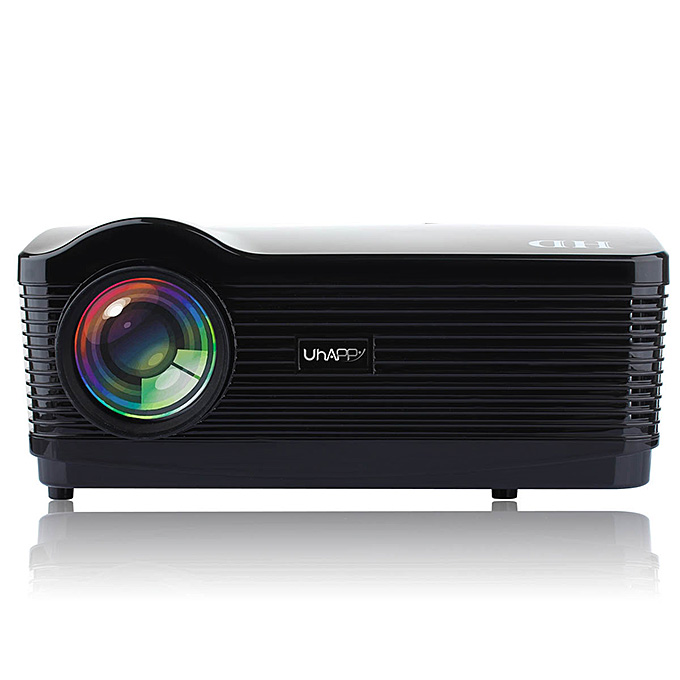 UHAPPY U3 3D HD LCD Projector LED Lamp 1280*768 1080P 3000Lm 3 HDMI 2 ...
