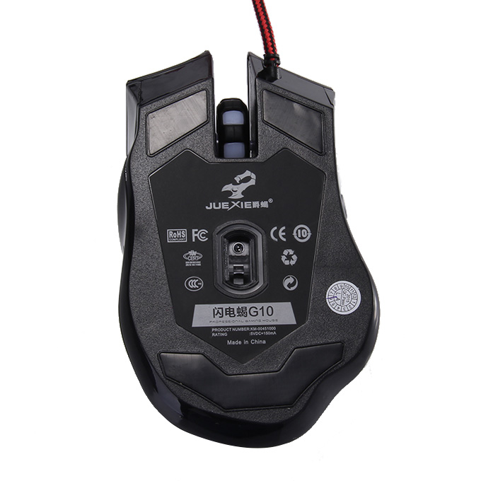 JUEXIE G10 Professional Wired Backlit Gaming Mouse with Colorful ...
