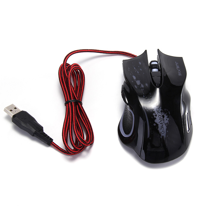 JUEXIE G10 Professional Wired Backlit Gaming Mouse with Colorful ...