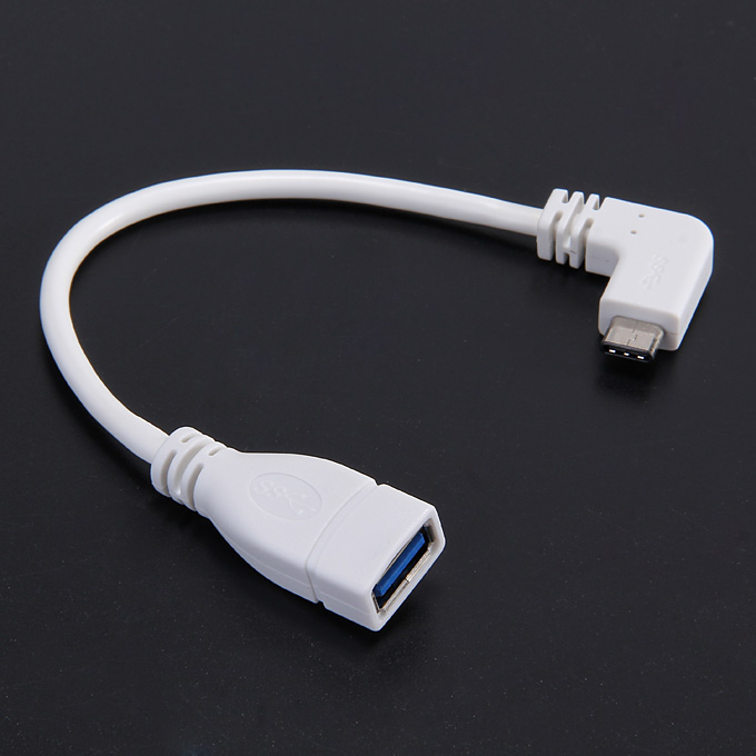 USB Type C Lateral Bending To 3.0 AF Cable Male To Female Data Cable 0 ...
