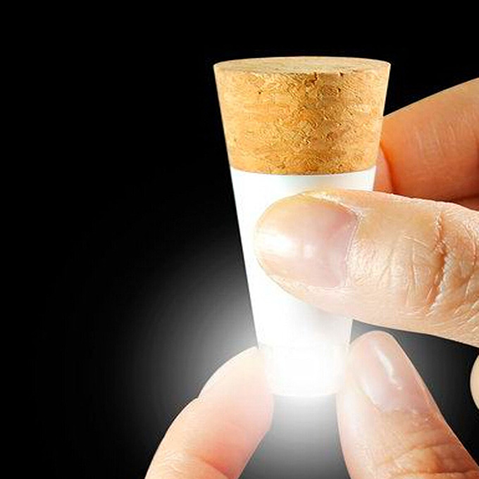 Cork Shaped Rechargeable USB LED Night Light Super Bright