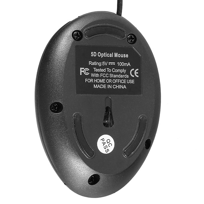 Vertical 5D Ergonomic USB Wired Mouse