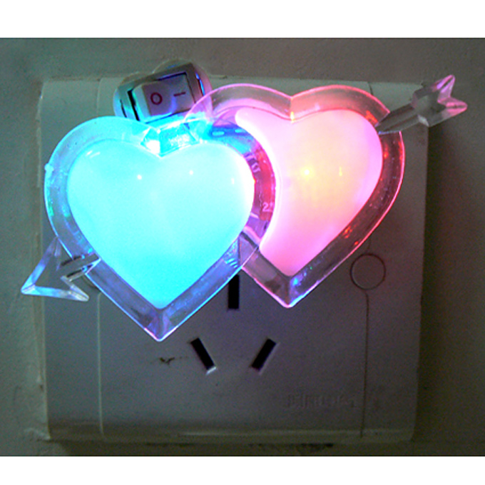 LED Heart-Shaped Night Light LED Gift
