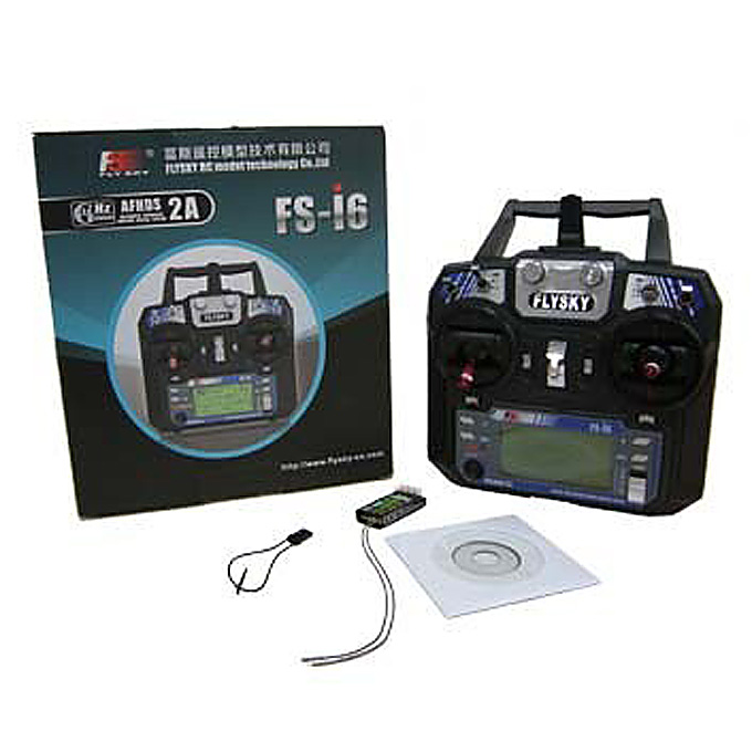 Original Flysky FS-i6 Remote Control 2.4G 6CH I6 Transmitter with LCD