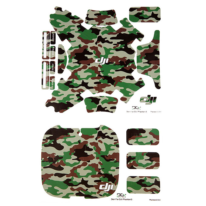 Carbon Fiber Graphic Wrap Decal Skin Sticker Cover For DJI Phantom 3