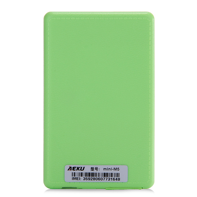 AEKU M5 4.5mm Thin 1.0 inch Mini Pocket Card Cell Phones Bluetooth