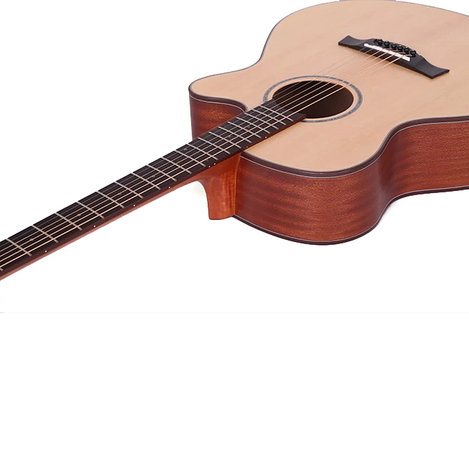 Enya 40" Cutaway Spruce Top Walnut Side Acoustic Guitar