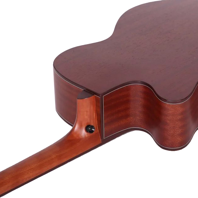 Enya 40" Cutaway Spruce Top Walnut Side Acoustic Guitar