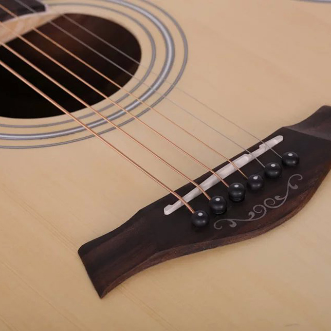 Enya 40" Cutaway Spruce Top Walnut Side Acoustic Guitar