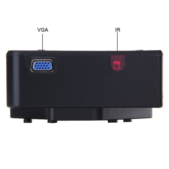 GP-1 LED Game Projector AV VGA USB HDMI SD Home Office Projector