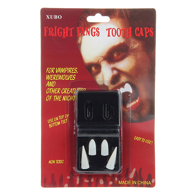 Scary Horror Demon Zombies Vampire Halloween Teeth