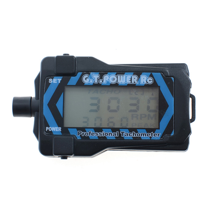 G.T.POWER RC Micro Digital Tachometer LCD for 2-9 Blade R/C Aircraft