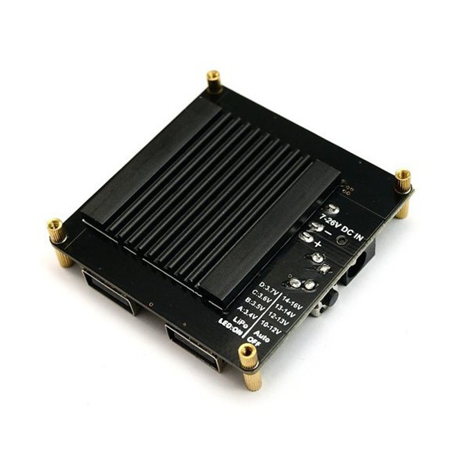 Matek DC-DC USB Power Adapter LiPo to USB Converter 6A 4 Ports PCB