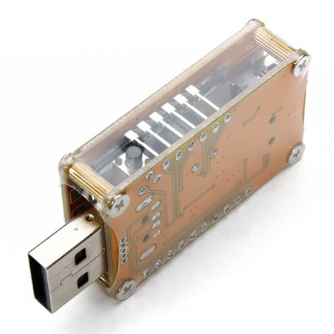 Matek USB LCD Display Voltmeter Ampere Meter Power Capacity Tester