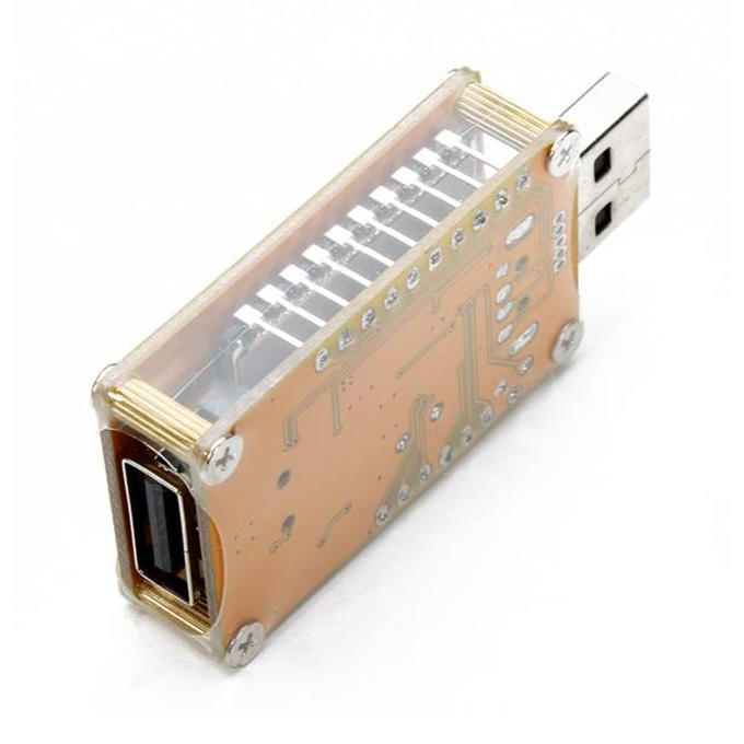 Matek USB LCD Display Voltmeter Ampere Meter Power Capacity Tester