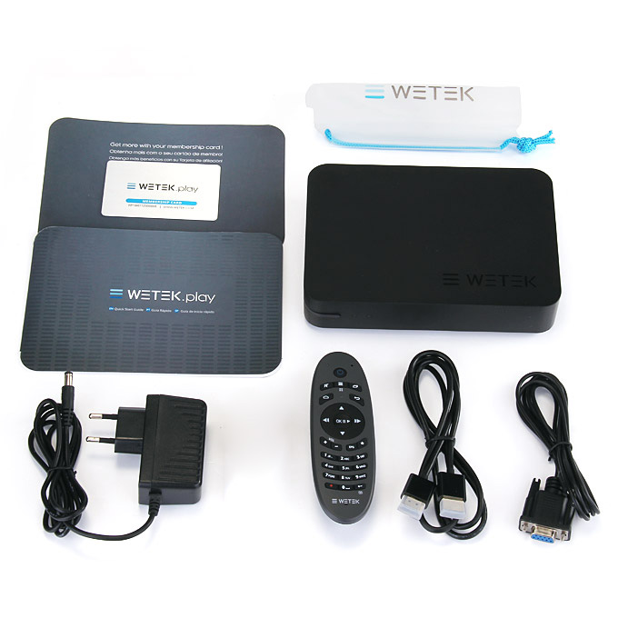 WETEK PLAY Android Live TV Streaming Box AML-8726 MX1.5 GHz Dual Core