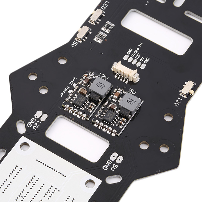 QAV280 PDB Board with LED 5V BEC 12V BEC