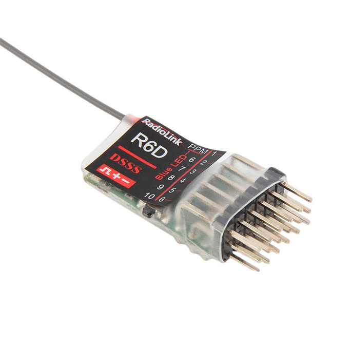 Raiolink R6D 2.4G Dual 6CH Receiver with PPM PWM Signal Output