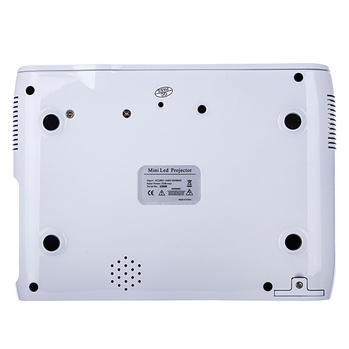 UHAPPY U80 HD Home Projector 800x480 1000LM Multimedia Projector