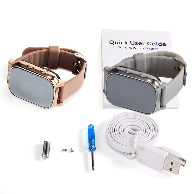 T58 Smart Mini GPS Tracker Watch OLED Bracelet GSM Phone