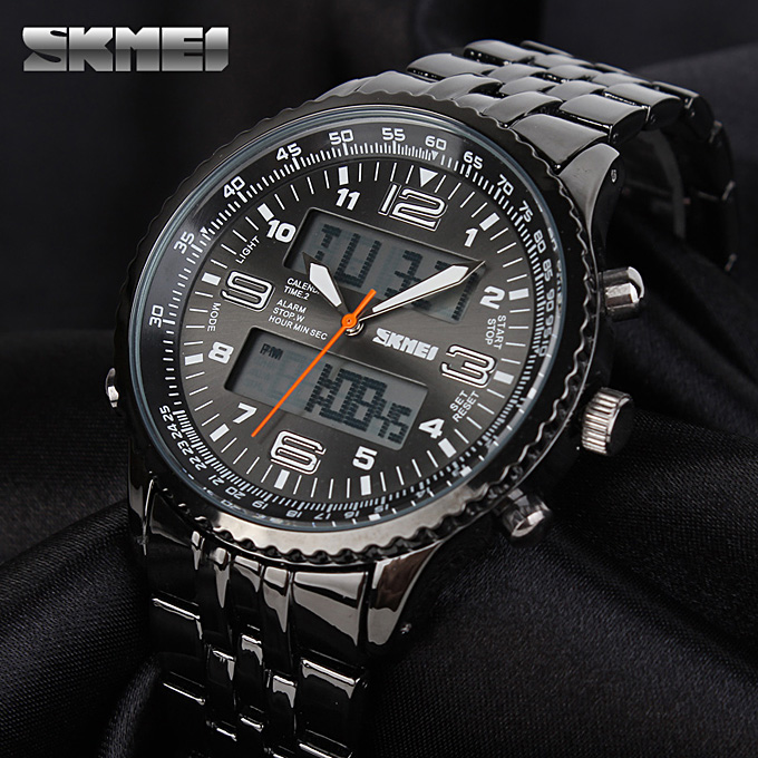 SKMEI 1032 Multifunction LED Digital Anolog Men Military Quartz Watch