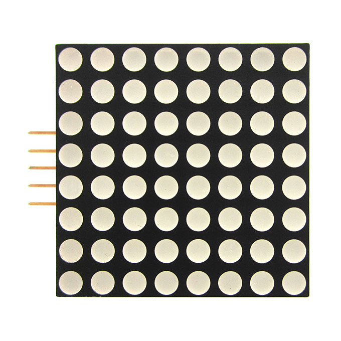 8X8 Cascadable Red LED Matrix Display Module with SPI Interface