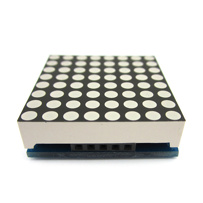 8X8 Cascadable Red LED Matrix Display Module with SPI Interface