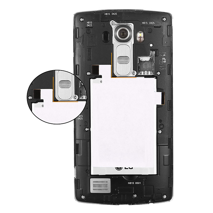 QI Standard Wireless Charging + NFC IC Chip for LG G4 F500 / F500S / F